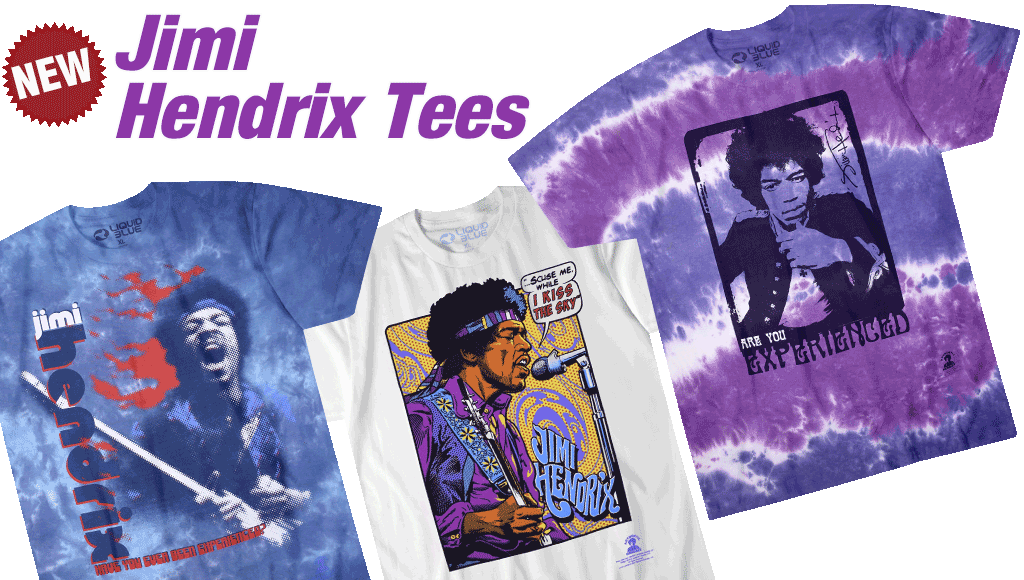 The World's Best Tie-Dyes T-Shirts Tees - Liquid Blue