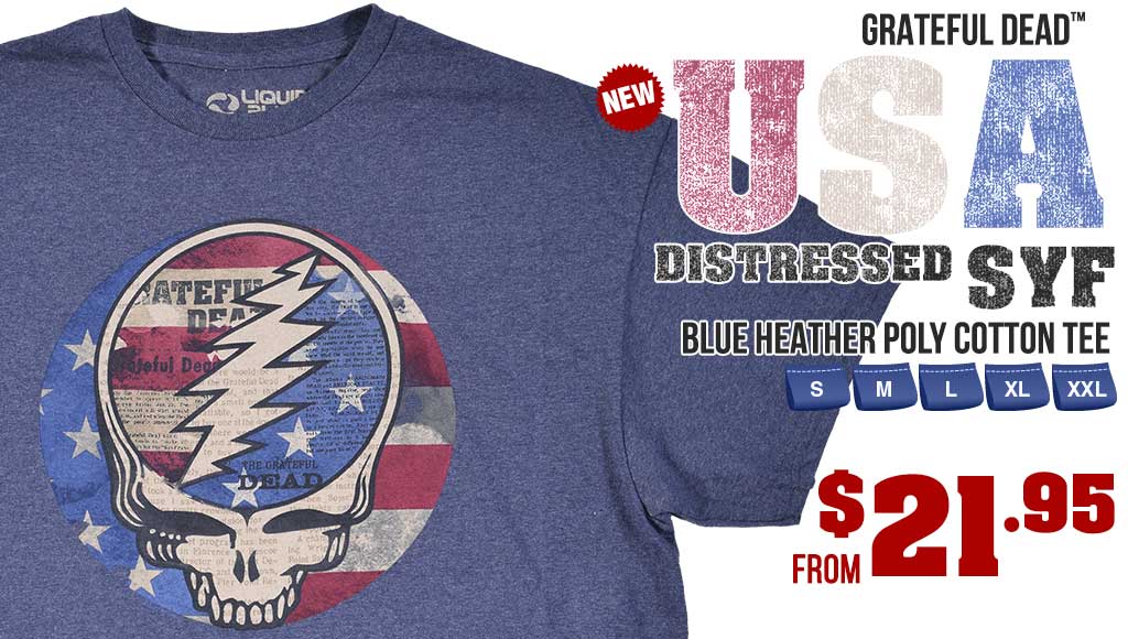 The World's Best Tie-Dyes T-Shirts Tees - Liquid Blue