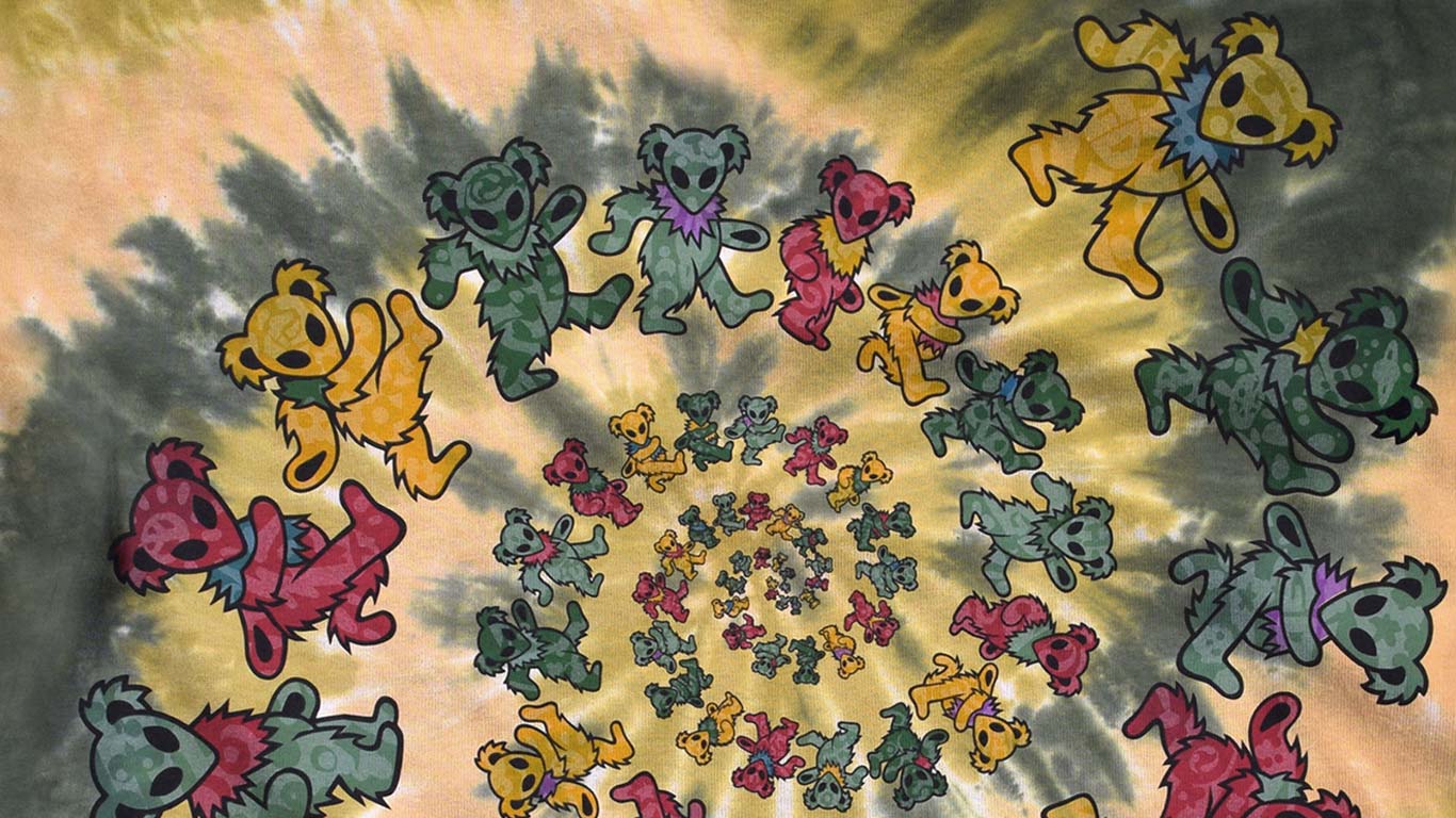 The World's Best Tie-Dyes T-Shirts Tees - Liquid Blue